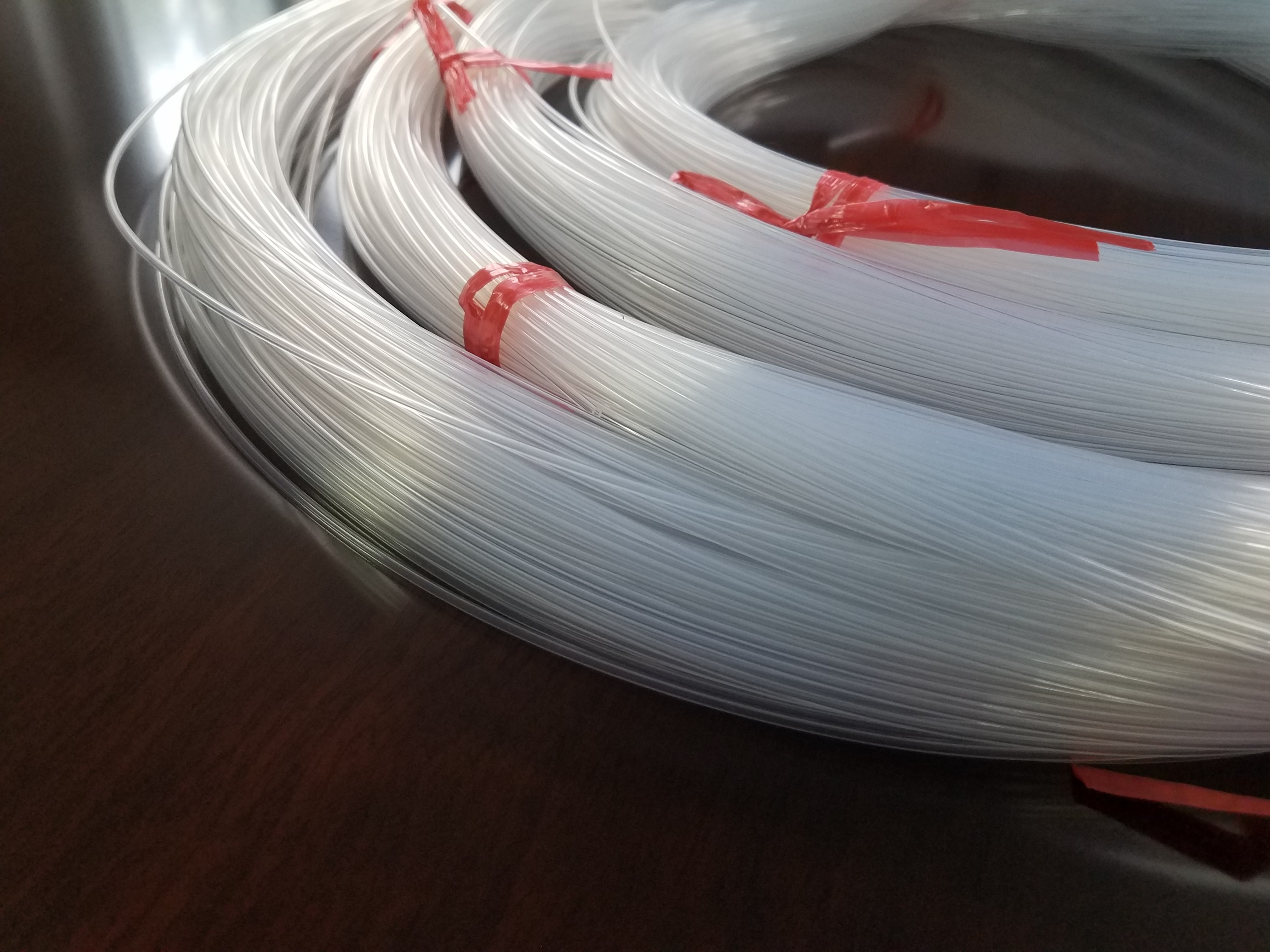 ท่อ PTFE ใส 30Mpa พร้อมความแข็ง 90 Shore A